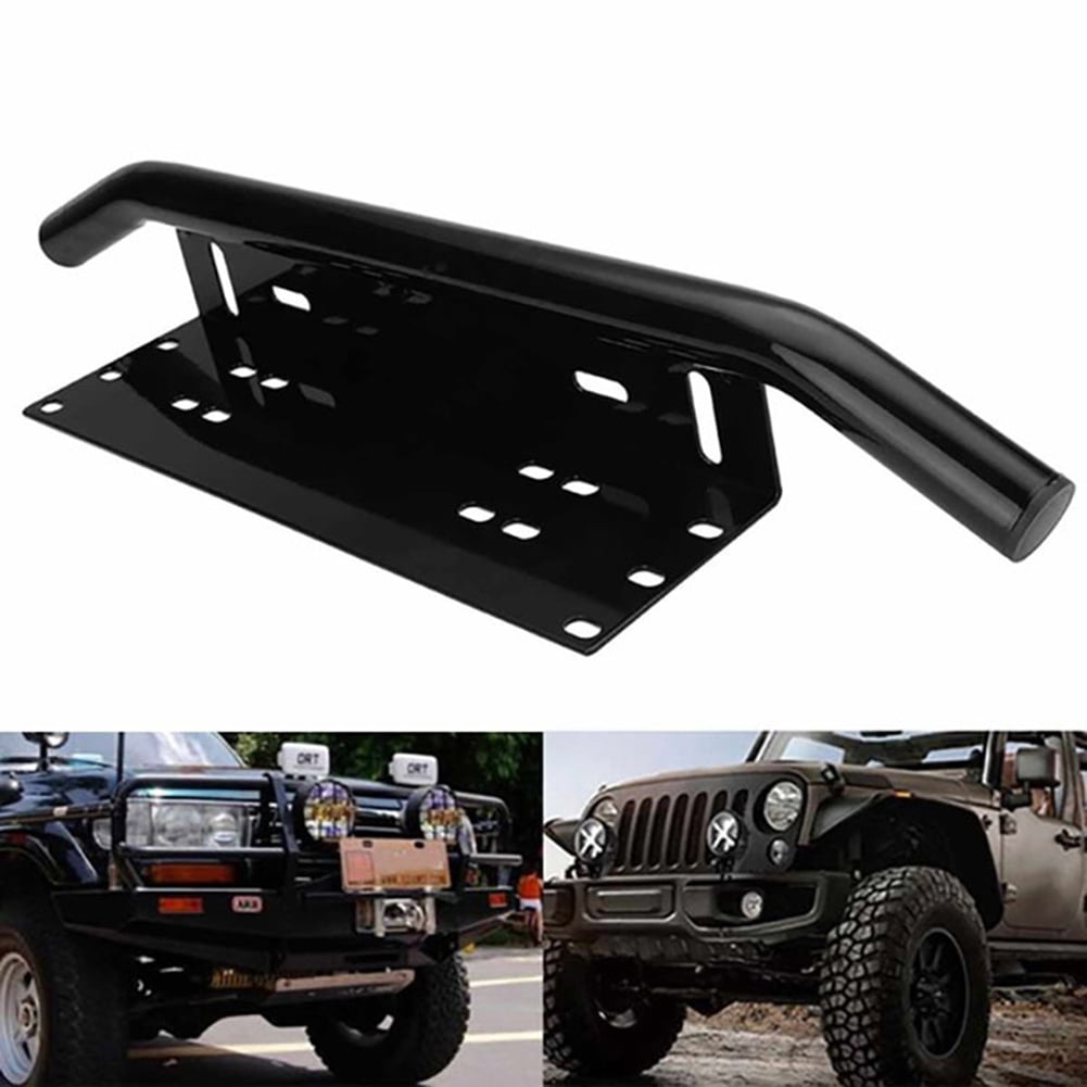 Walbest Led Light Bar Mounting Bracket Front License Plate Frame ...