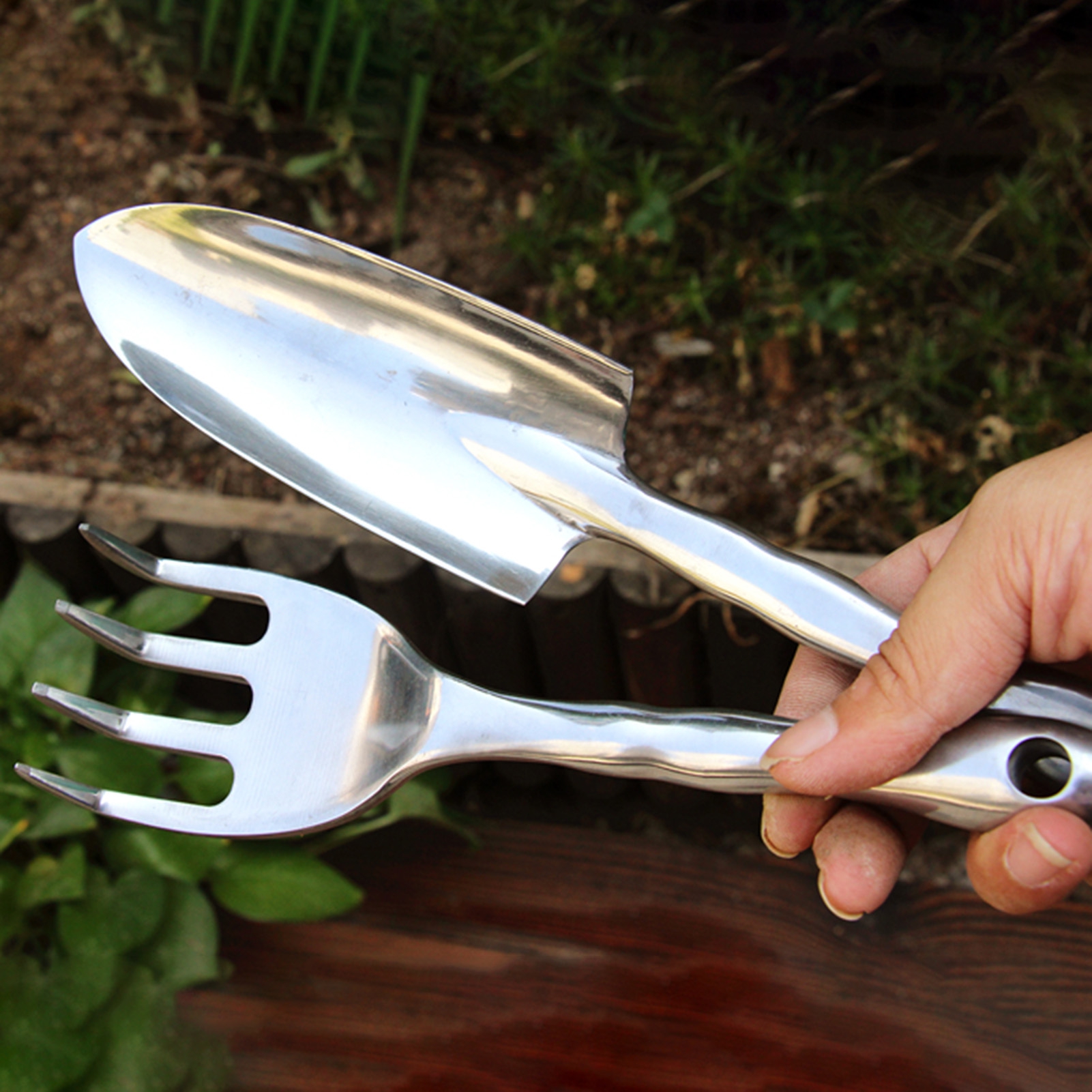 Walbest Long Handle Grass Remover Sharp Compact Stainless Steel Claw ...