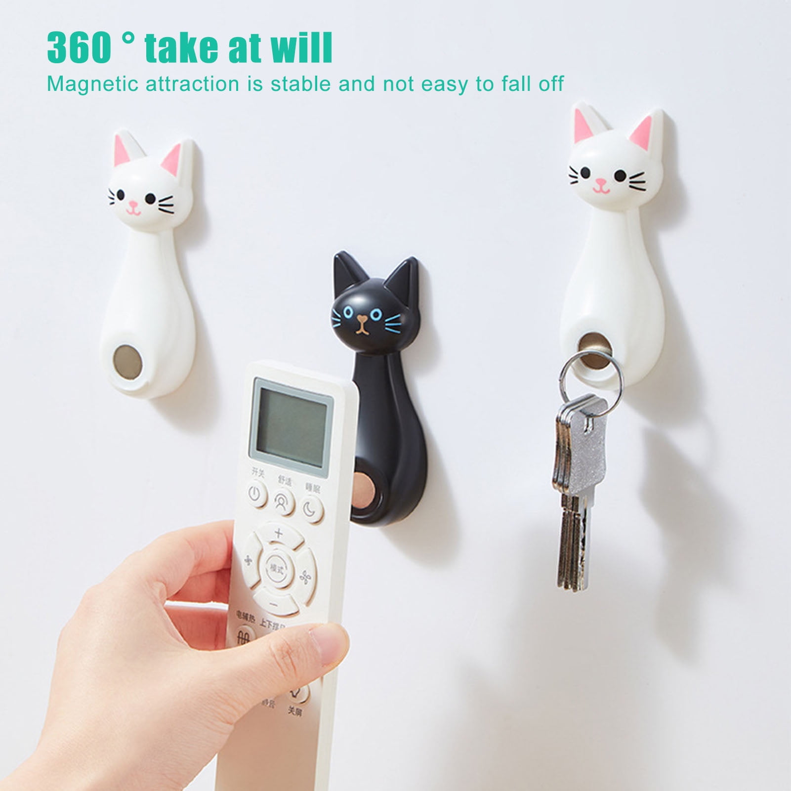 Walbest Magnetic Remote Control Holder No Drilling Needed Easy to ...