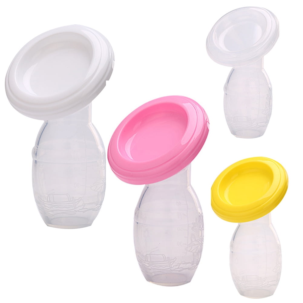 Walbest Manual Baby Breast Pump Food-grade Silicone Milk Collector with ...