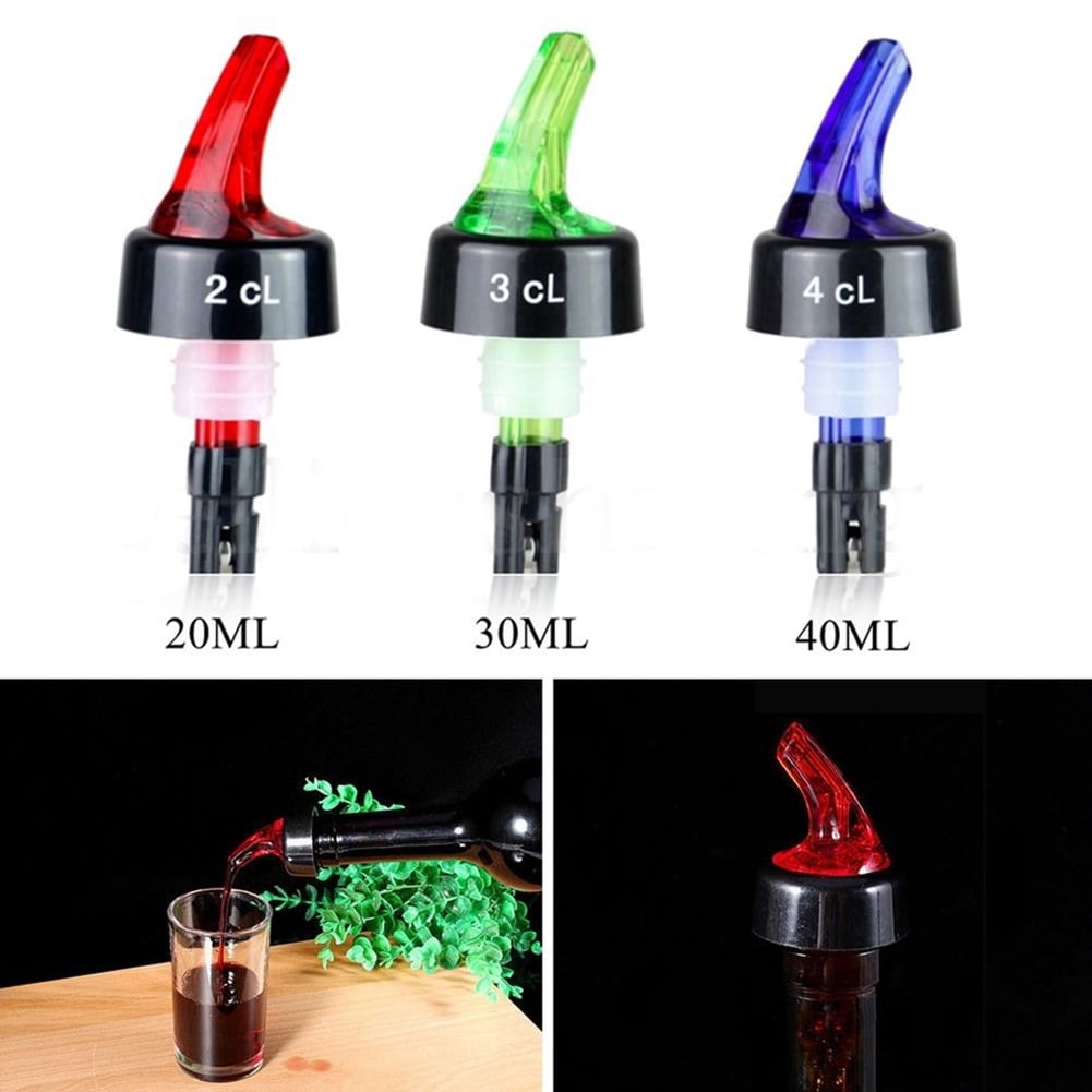 Walbest Measured Bottle Pourer, Measure Flow Pourer Liquor Spirit Nip ...