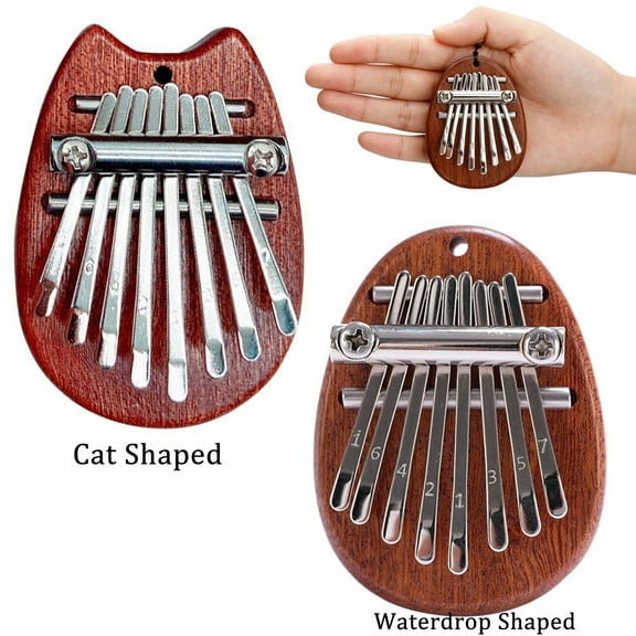 AB STAT Kalimba Thumb Piano 17 Keys, Portable Mbira Finger Piano Gifts ...