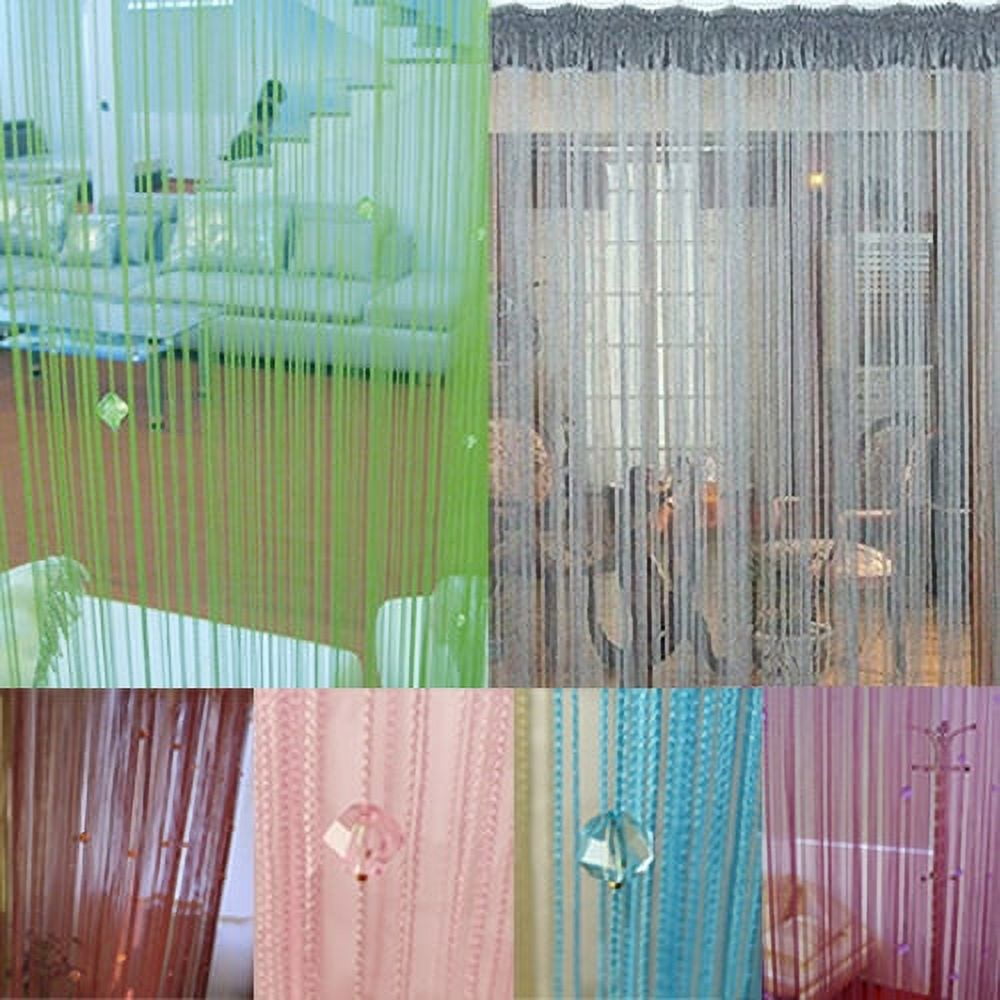 Walbest Modern String Door Curtain Room Divider Room with Beads Window ...