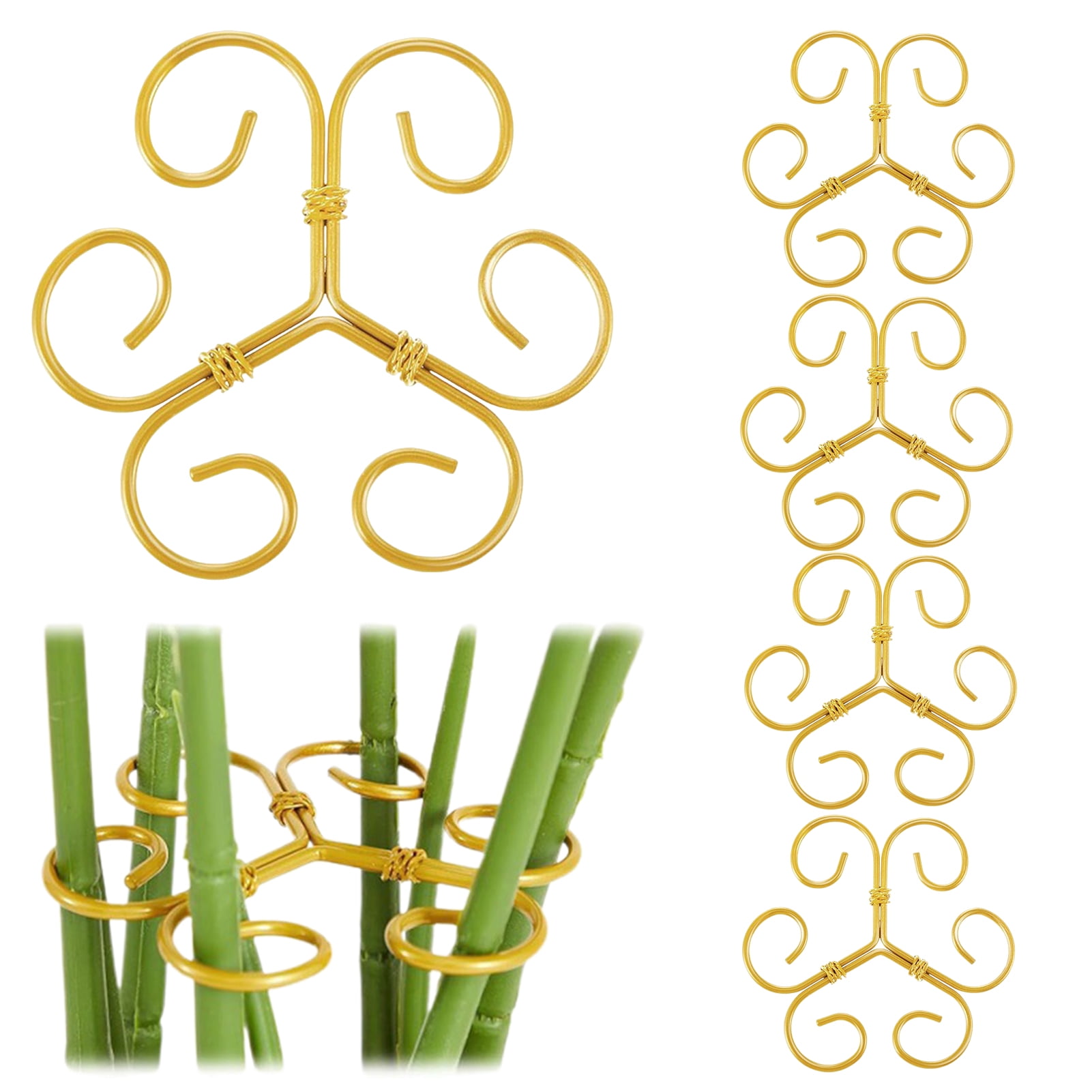 Walbest Monstera Plant Support Reusable Coated Iron Stem Holder Flower ...