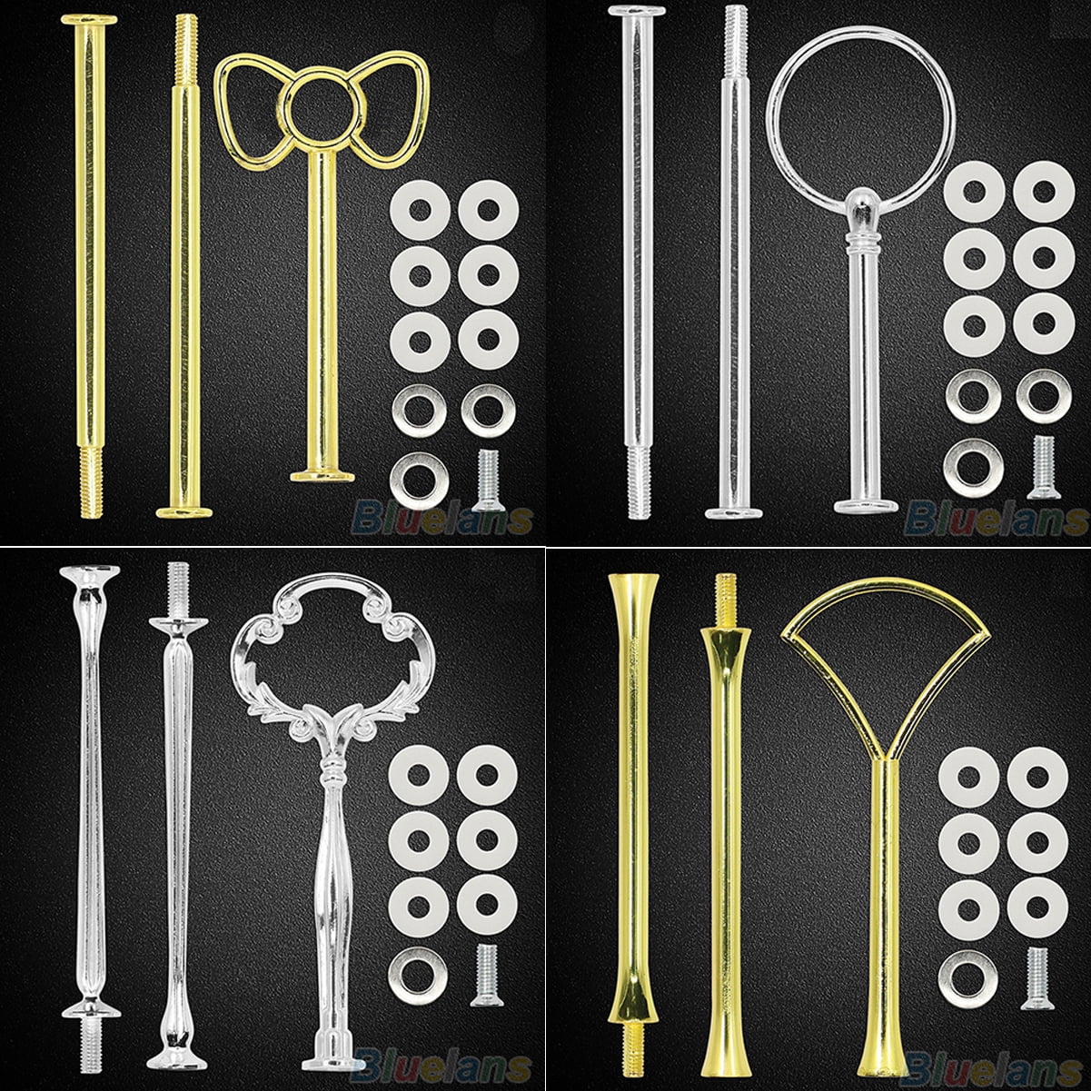 Walbest Multi-Style Cake Stand Fittings Hardware Fittings Cake Tray ...