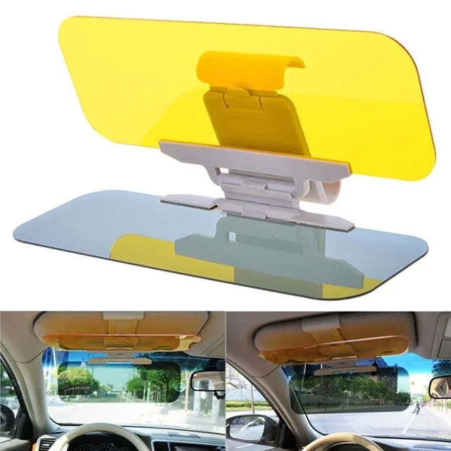 Walbest Night Vision Car Visor 2 in 1 Anti-Glare Sun Visor for Day ...