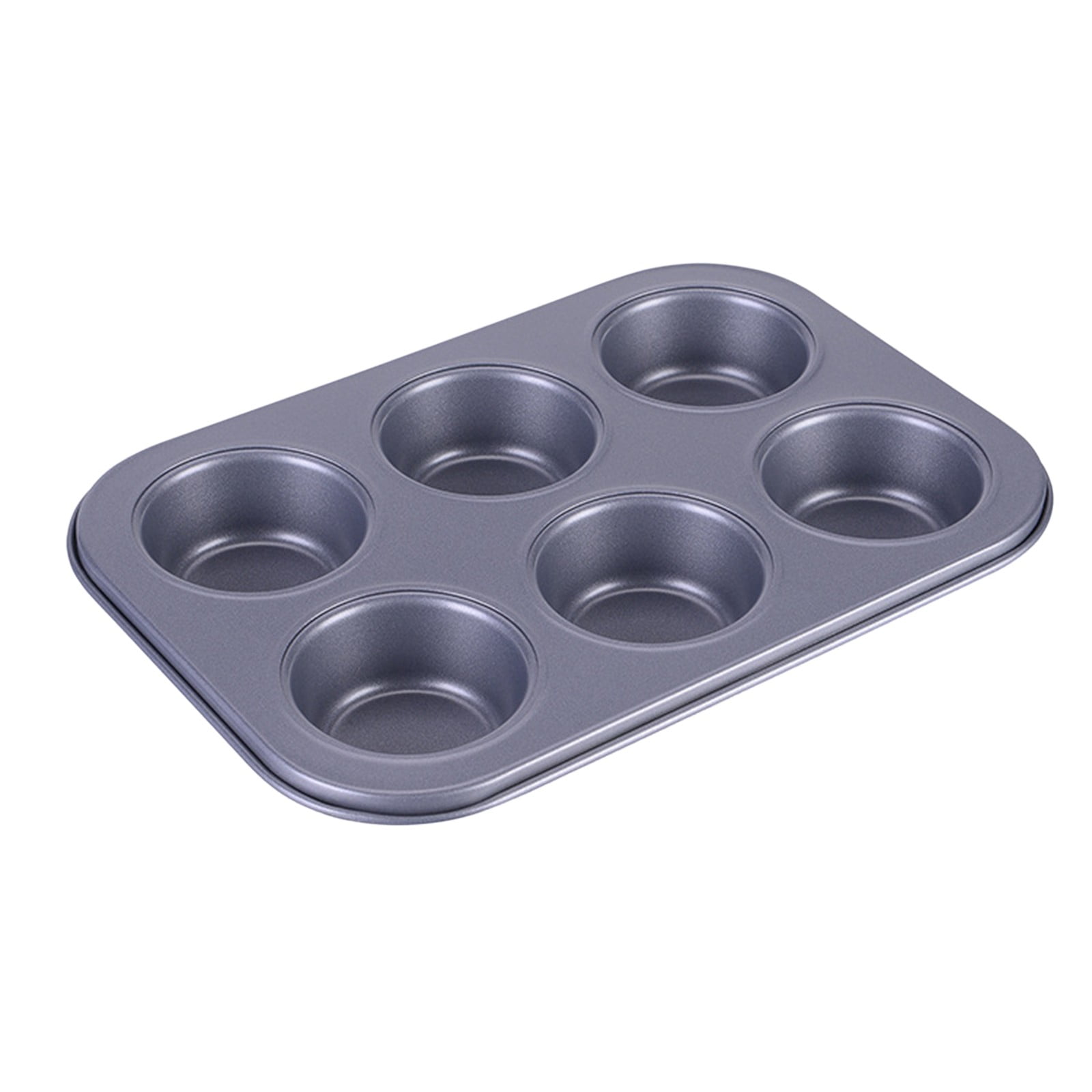Walbest Non Stick 6 Cup Cupcake Baking Pan Cake Tray Cup Cakes Mini Bun ...