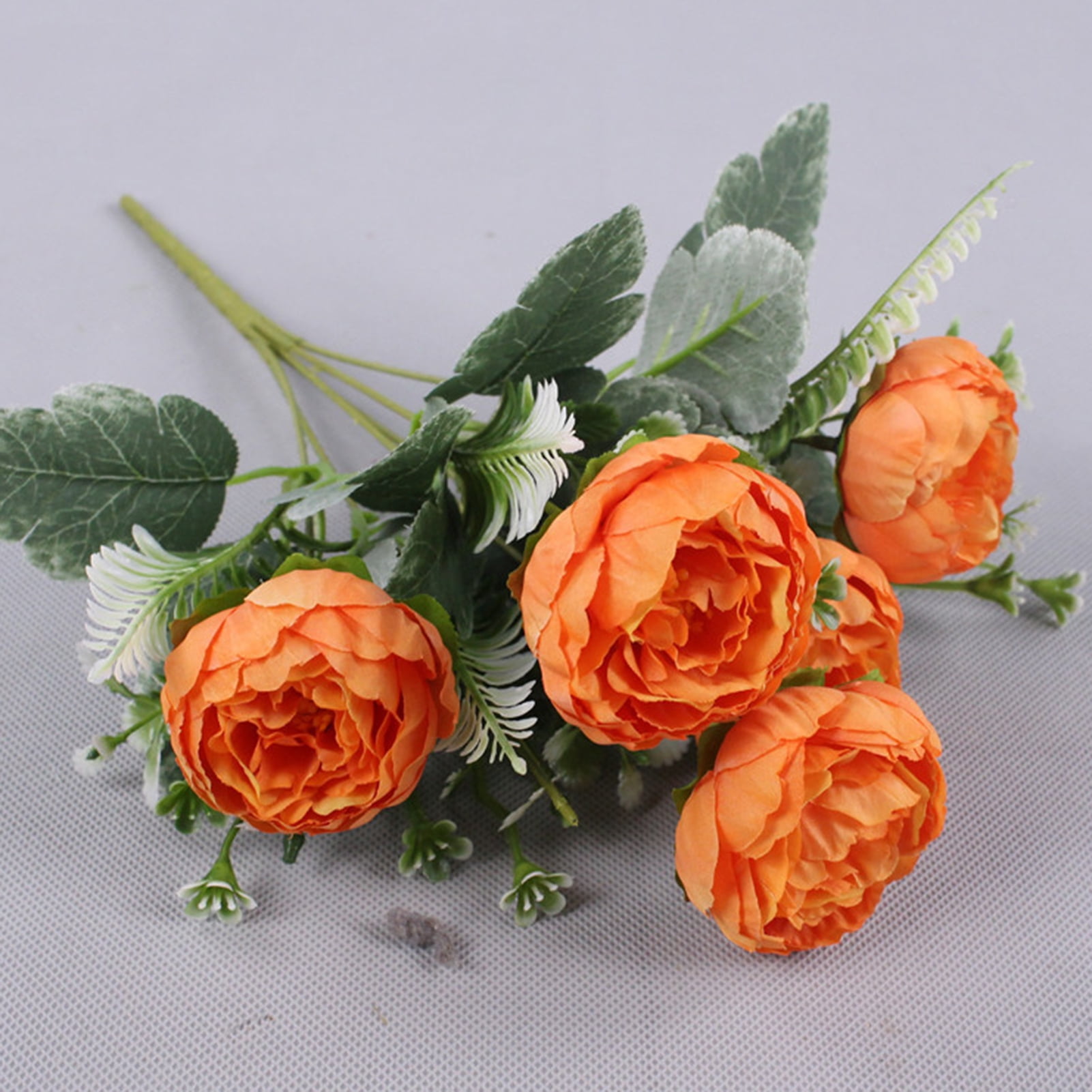 Walbest Nordic 6 Heads Artificial Peony Flower Flower Arrangement ...