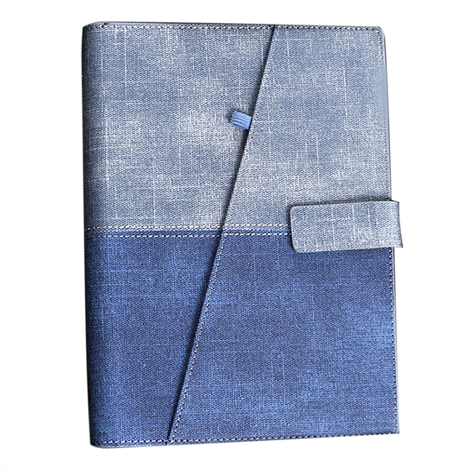 Walbest Notebook with Magnetic Button Reusable Notebook with Pen Holder ...