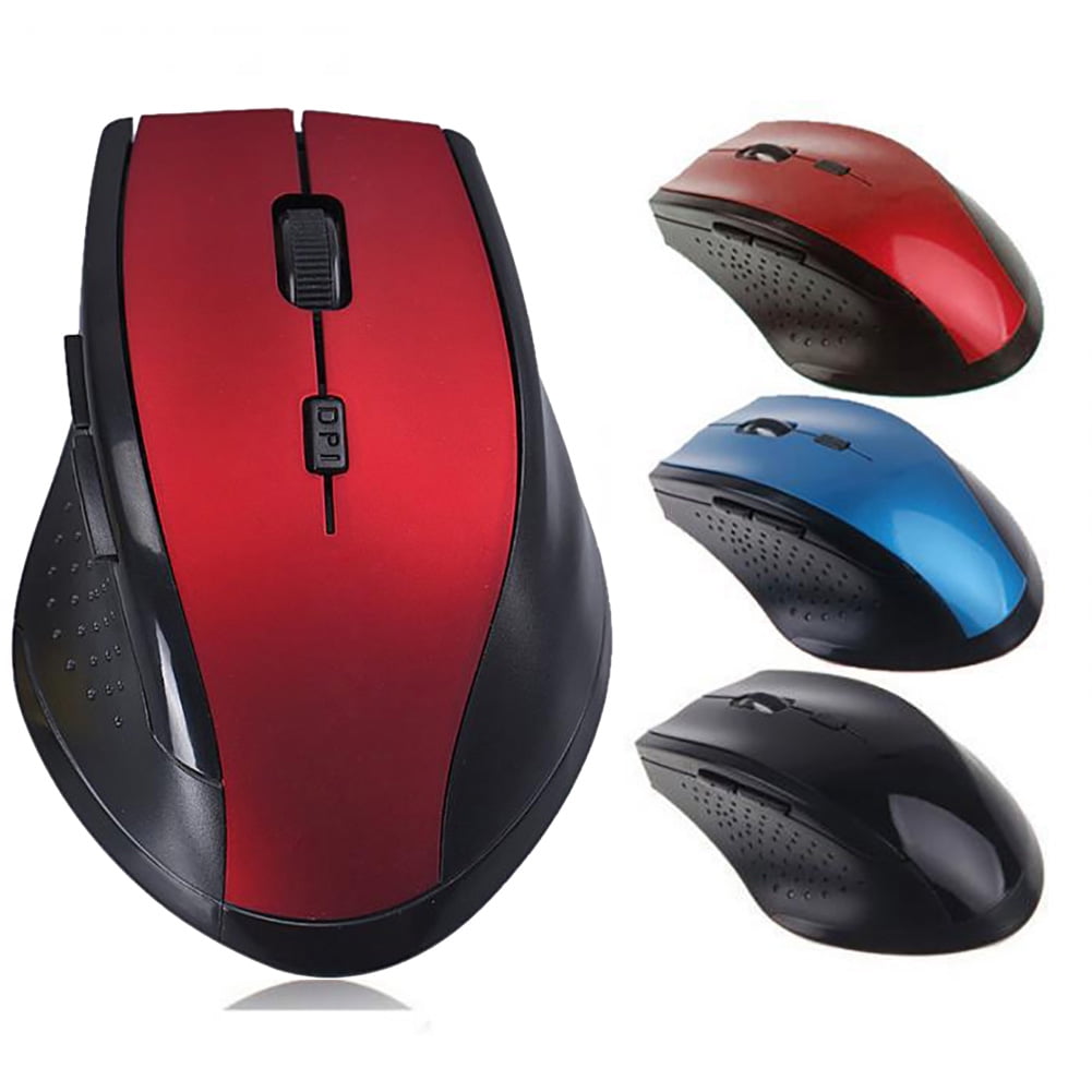 Walbest PC Computer Laptop Mouse Ergonomic 6 Keys 3200DPI Optical 2 ...