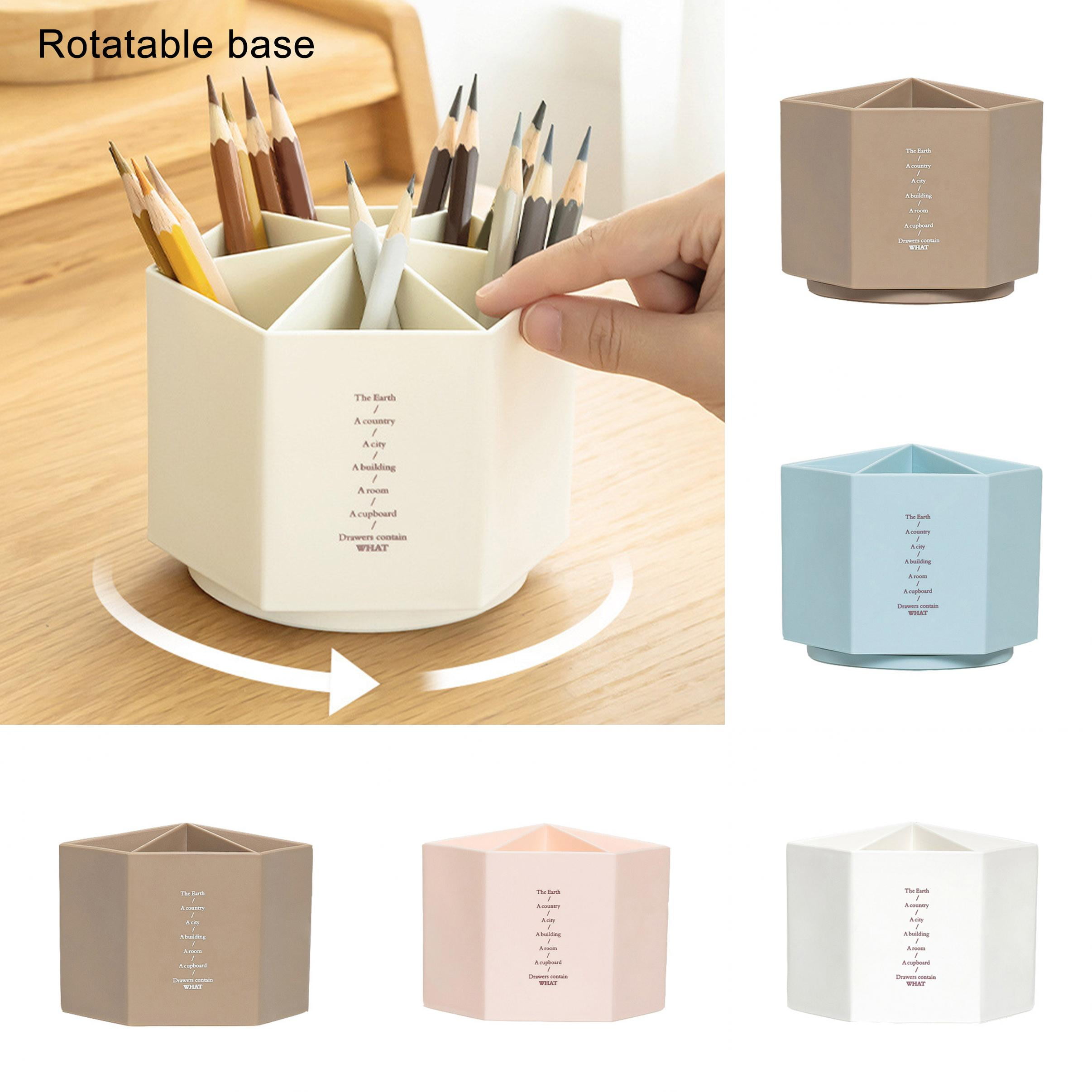 Walbest PP Pen Pencil Storage Box Multifunctional Large Capacity ...