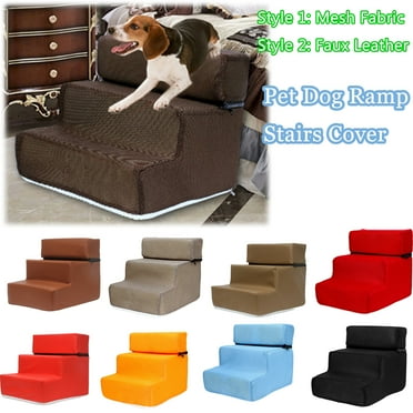 Cherryhome Folding Pet Stairs Cover,2 Steps Foldable Dogs Stair Cover ...