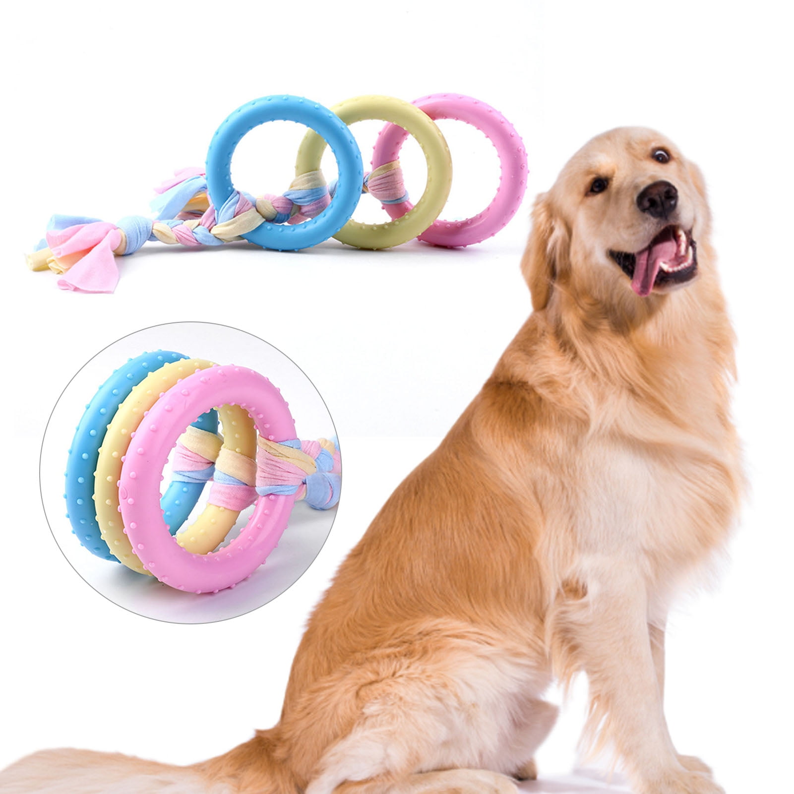 Walbest Pet Puppy Dog Chew Toys for Teething and Training Interactive ...