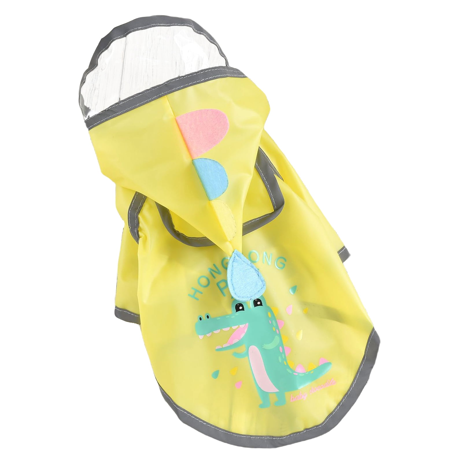 Walbest Pet Raincoat Waterproof Comfortable Transparent Full Body ...