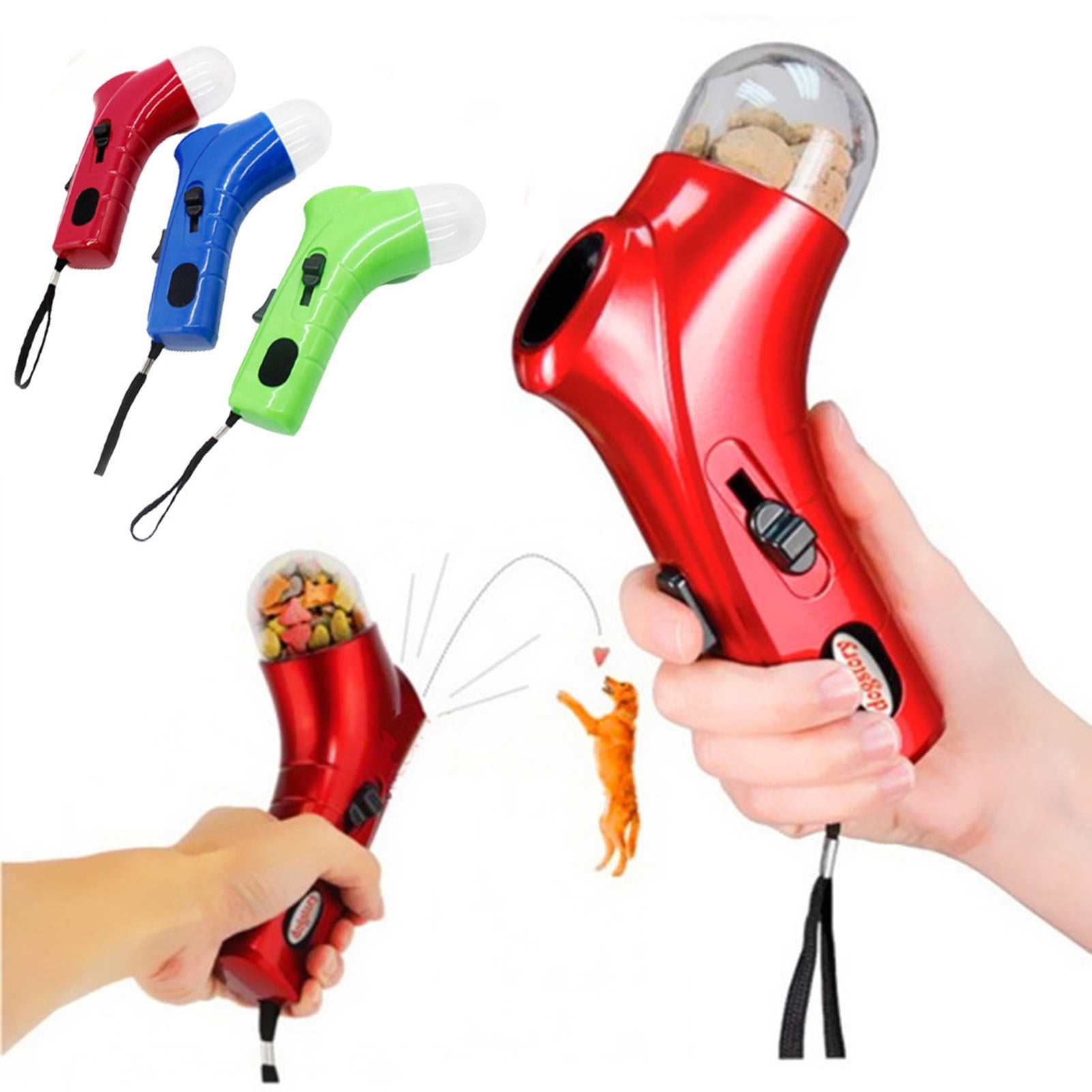 Walbest Pet Treat Launcher Training Dog Food Catapult auto Pets Food ...