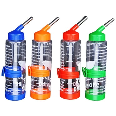 Rabbit Water Bottle 500ml Non Drip Small Pet Automatic Water Dispenser ...