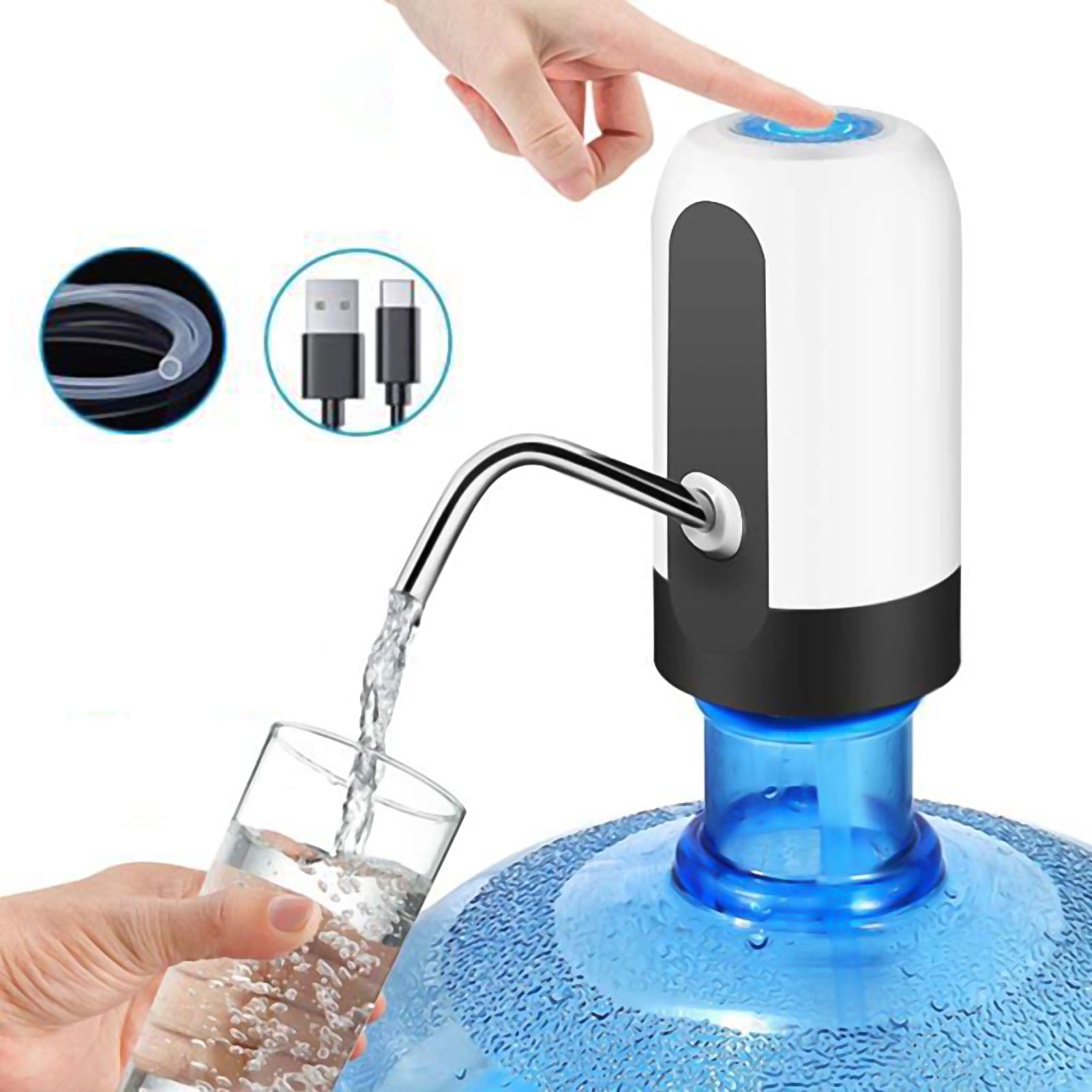 Walbest Portable Drinking Water USB Rechargeable Electric Dispenser ...