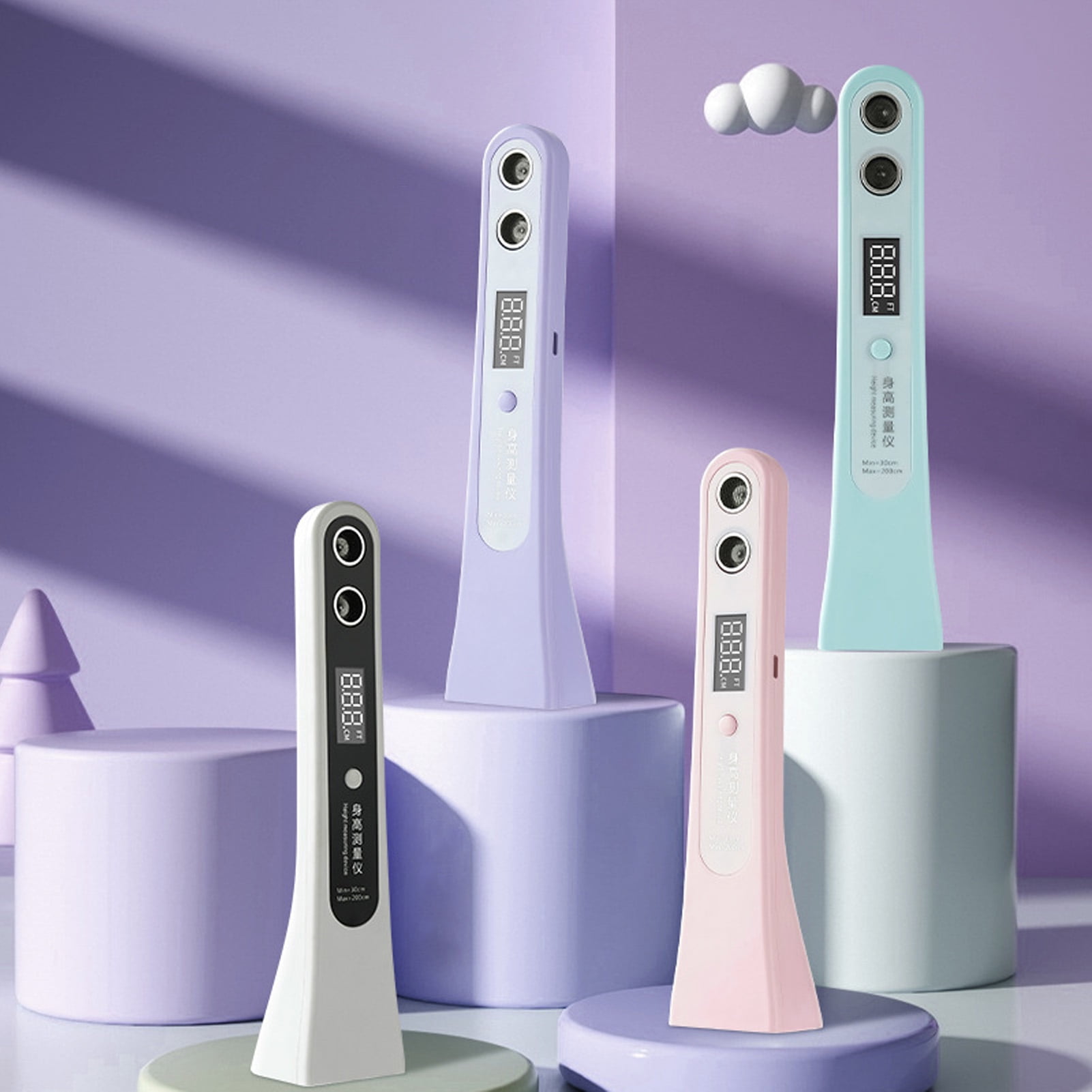 Walbest Portable Ultrasound Height Measurement Instrument LCD Display ...