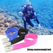 Scuba Diving BCD Weight Belt with 4 Pockets w/ Buckle & 47" Webbing ...