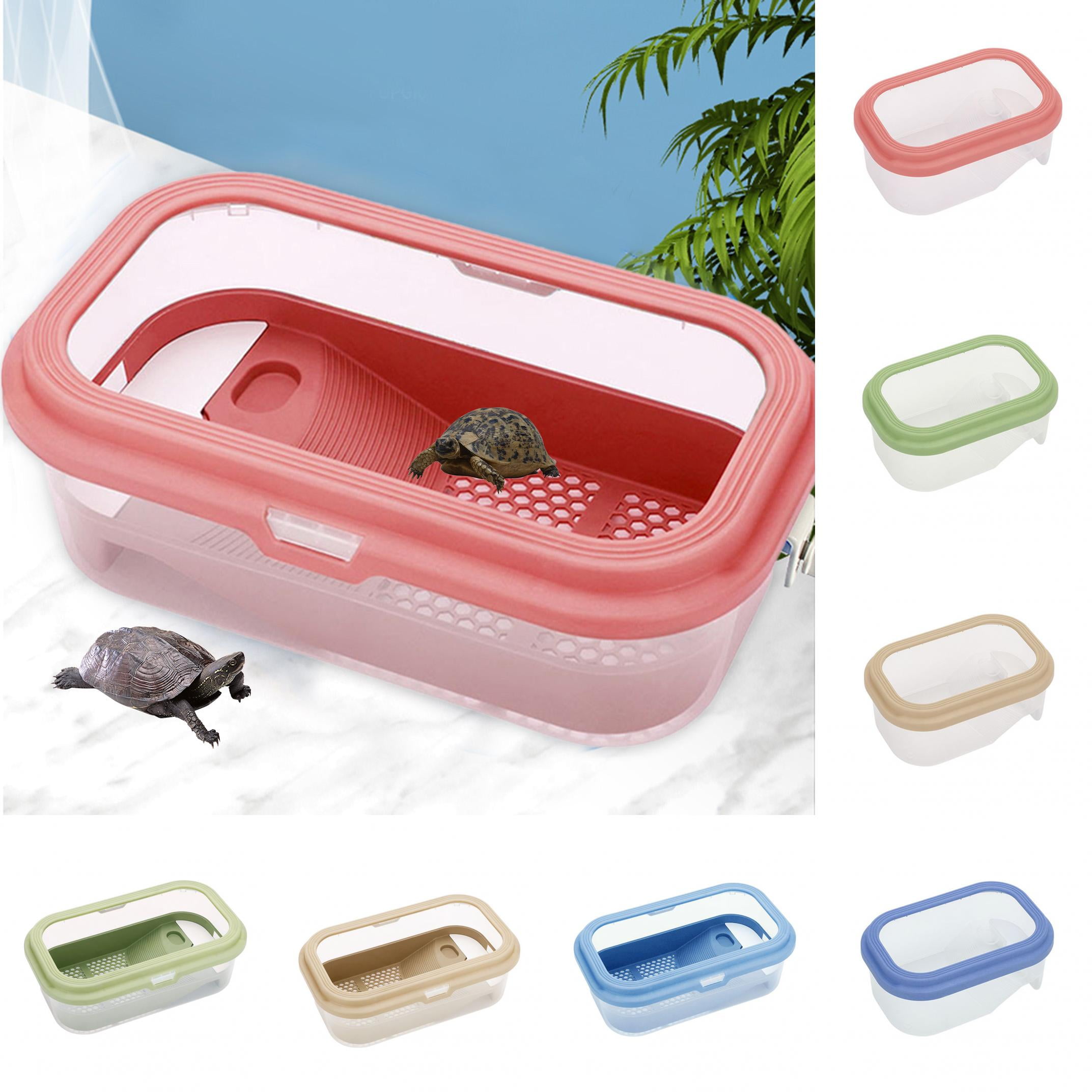 Walbest Reptile Habitat,Turtle Habitat Terrapin Lake Reptile Aquarium ...