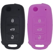 For Volkswagen Key Fob Cover Leather Car Golf 8 ID4 Seat Leon MK 4 ...