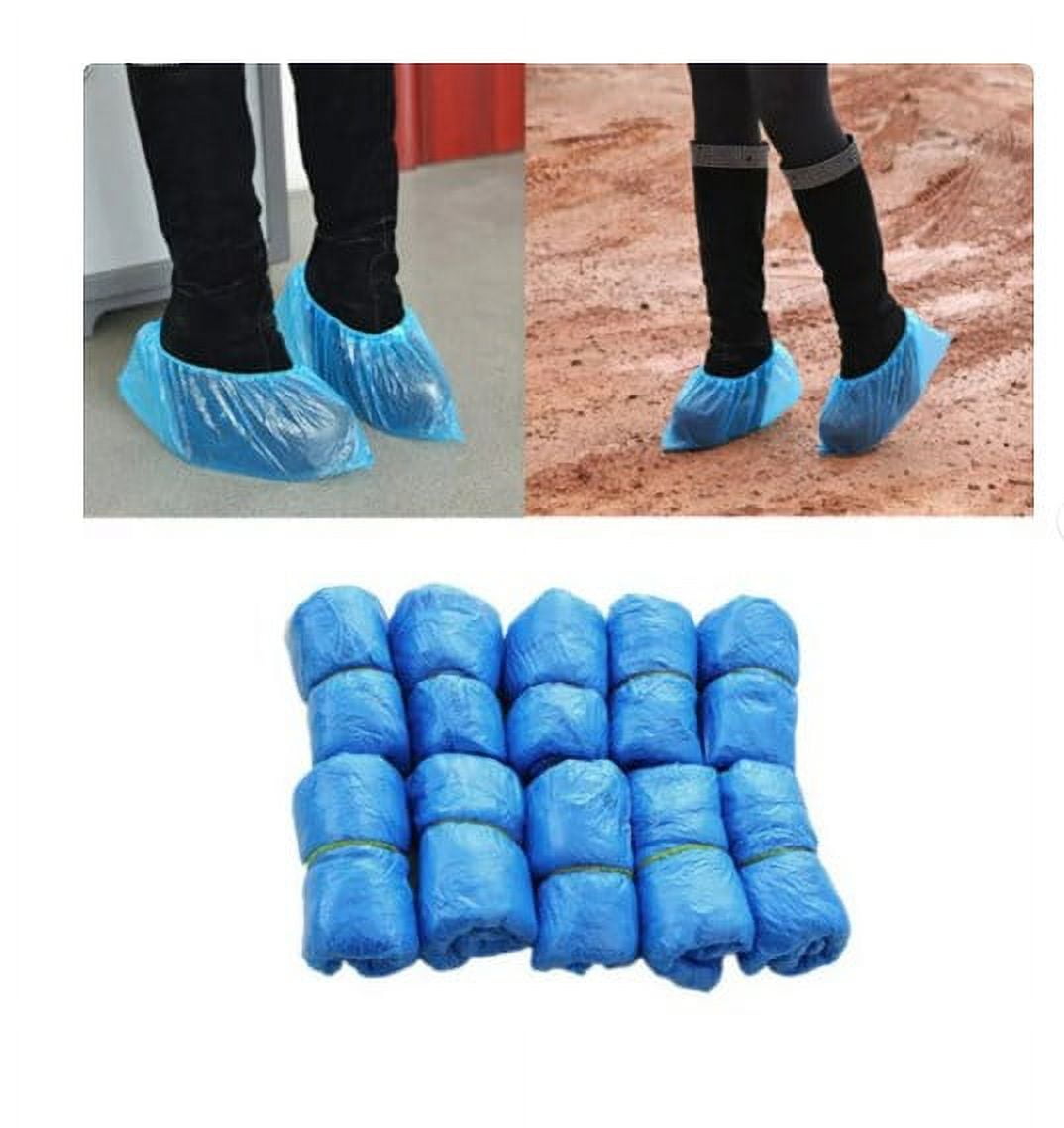 Walbest Waterproof Shoe Covers, 100 Pack(50 Pairs), Non Slip ...