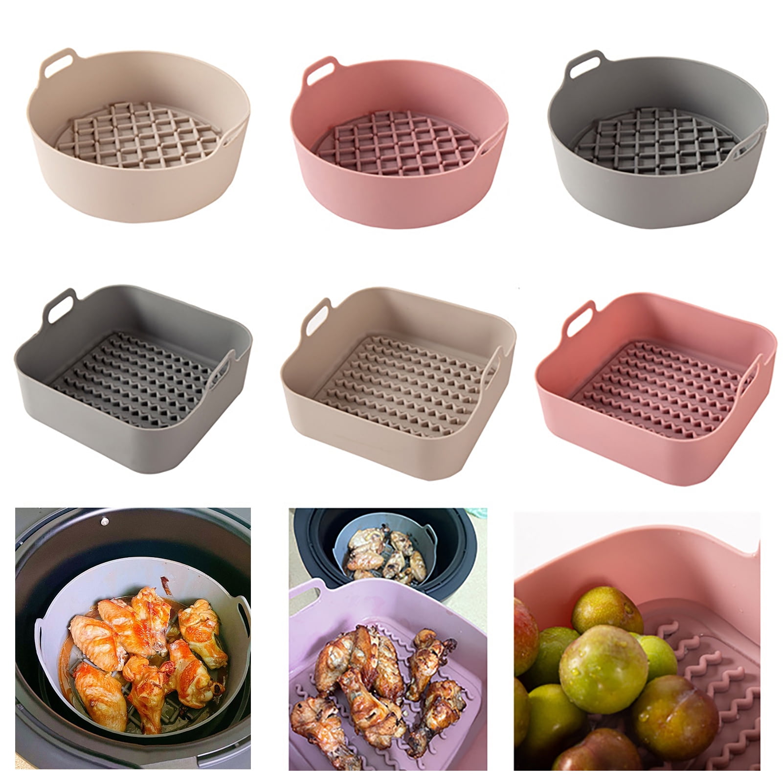 Walbest Silicone Baking Pan High Temperature Resistance Double Sided ...