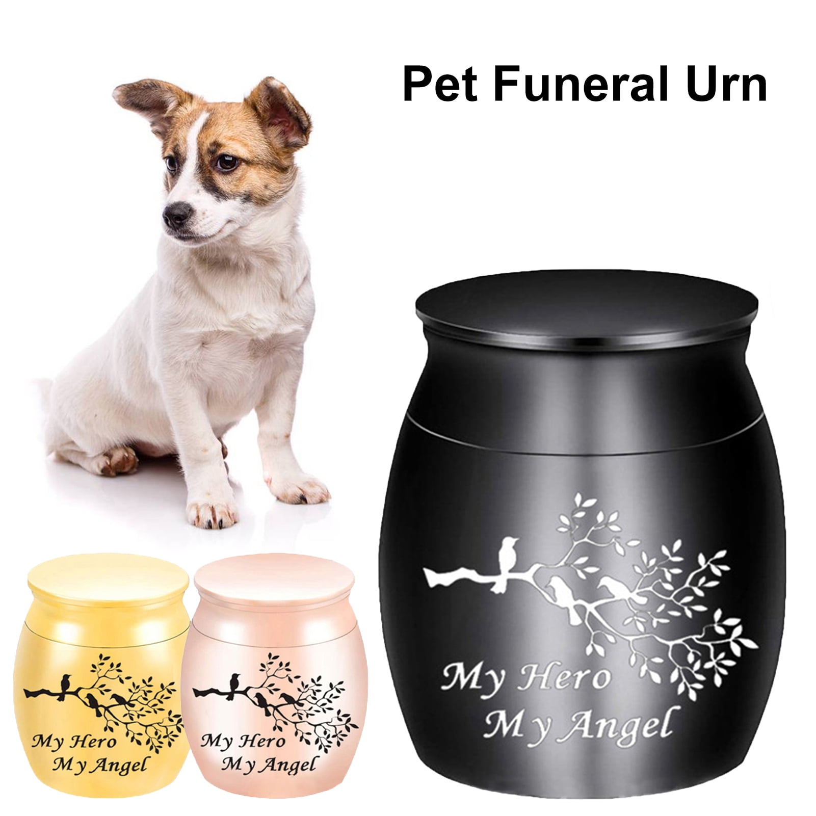 Walbest Small Urn for Ashes Cremation Keepsake Mini Funeral Urns for ...