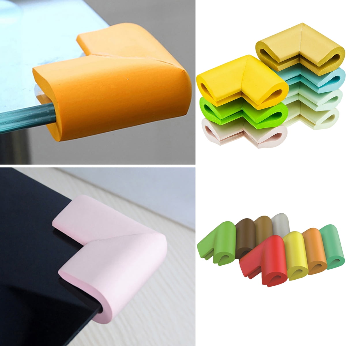 Walbest Soft Baby Proofing Corner Guard & Edge Protector, Pre-Taped ...