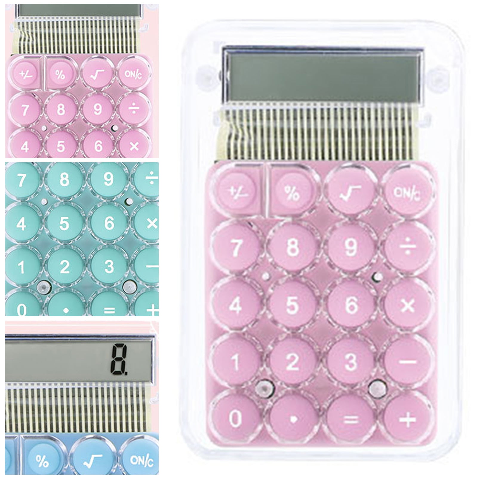 Walbest Student Calculator LCD Display Large Screen Silicone Buttons ...