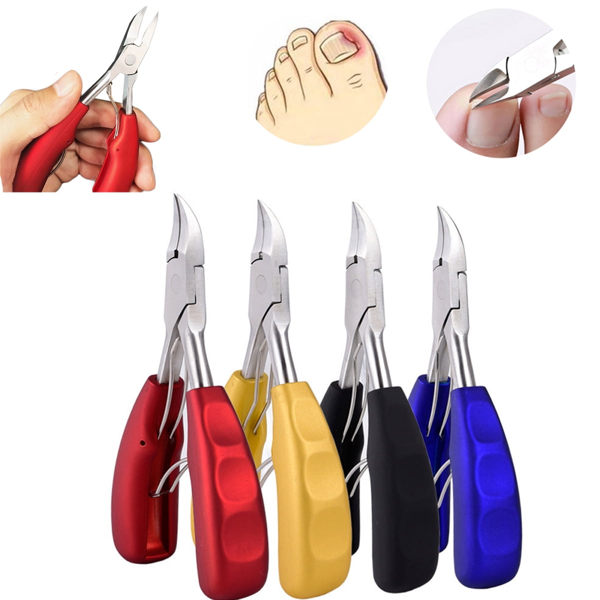 Walbest Toenail Clipper for Ingrown or Thick Nails, Toenails Trimmer ...