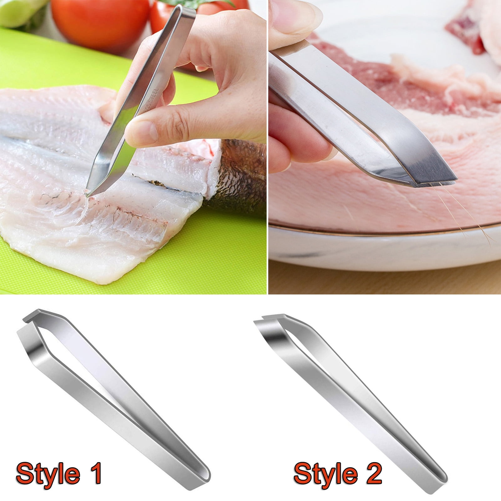 Walbest Tool 1 Piece 430 Stainless Steel Japanese Fish Bone Tweezer, 4. ...