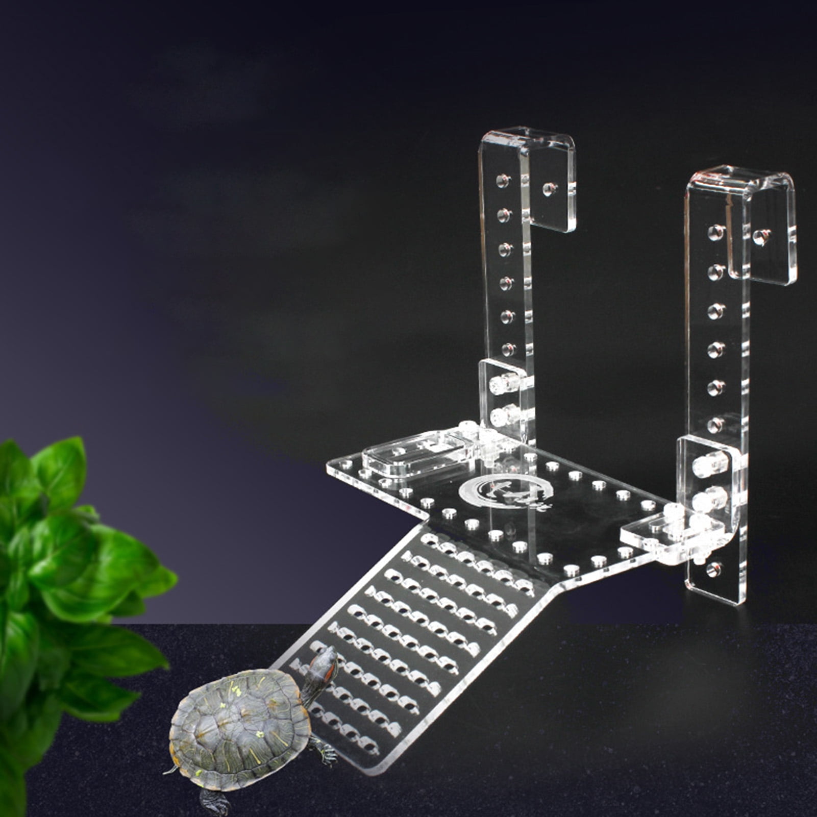 Walbest Turtle Basking Platform Floating Acrylic Reptile Habitat ...