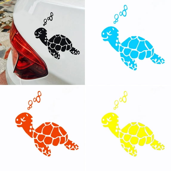 Walbest Universal Car SUV Truck Vehicle "Cute Sea Turtle" Sticker ...