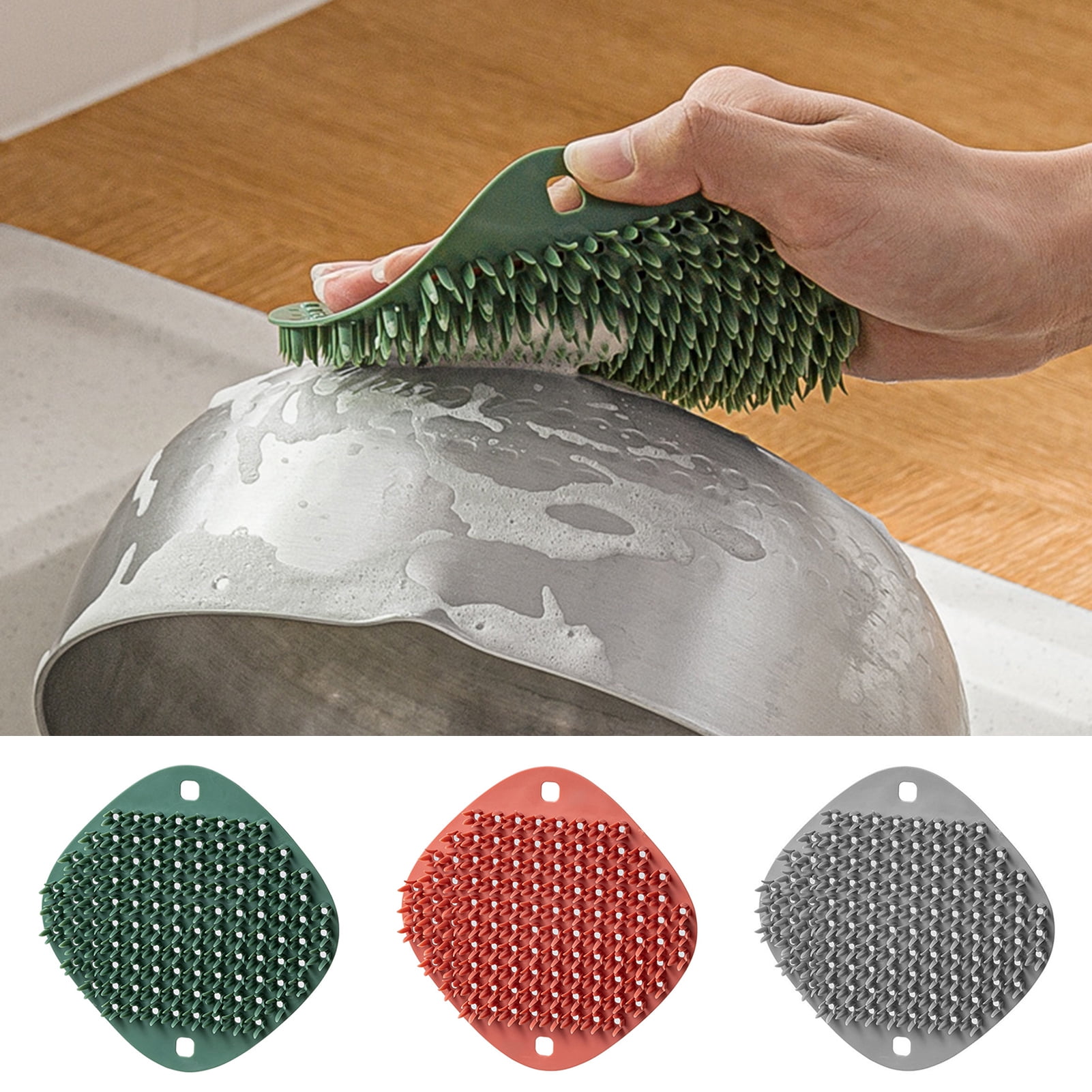 Walbest Vegetable Brush Scrubber Flexible Cleaning Brush Food Grade ...