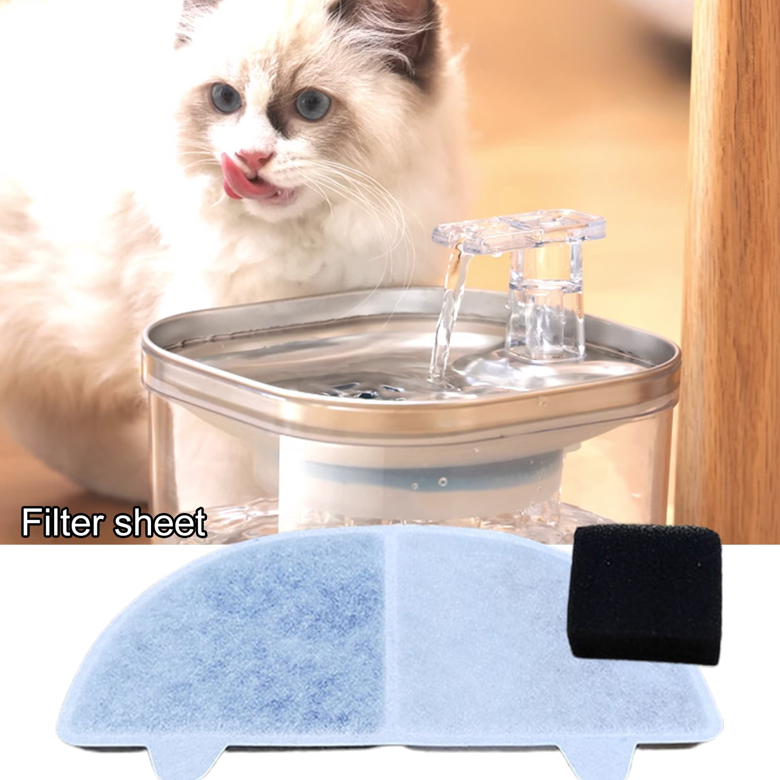 Walbest Water Fountain Filter, Multifunctional Natural Ingredients ...