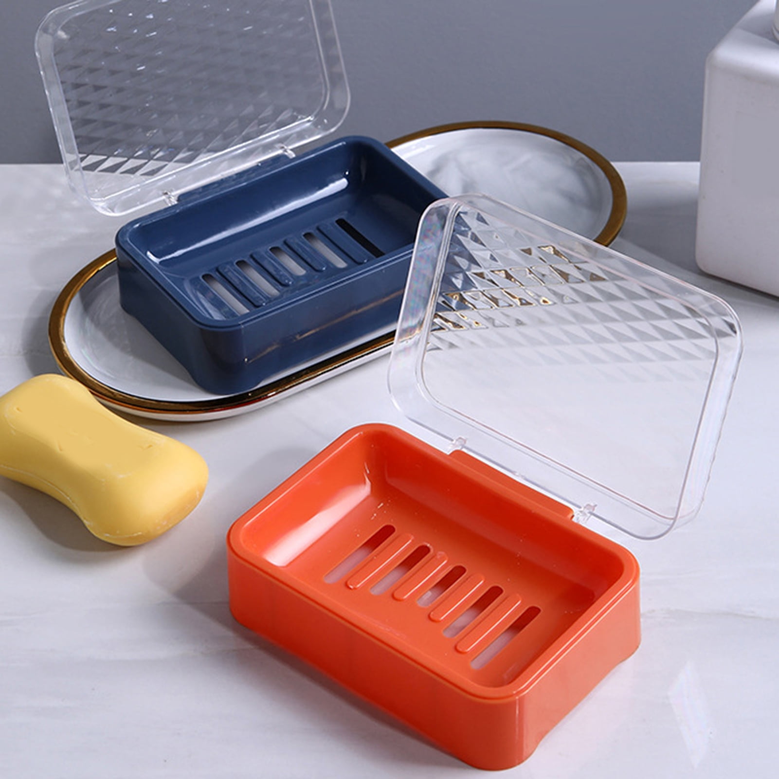 Walbest Waterproof Soap Box Multifunctional PP Sturdy Structure ...