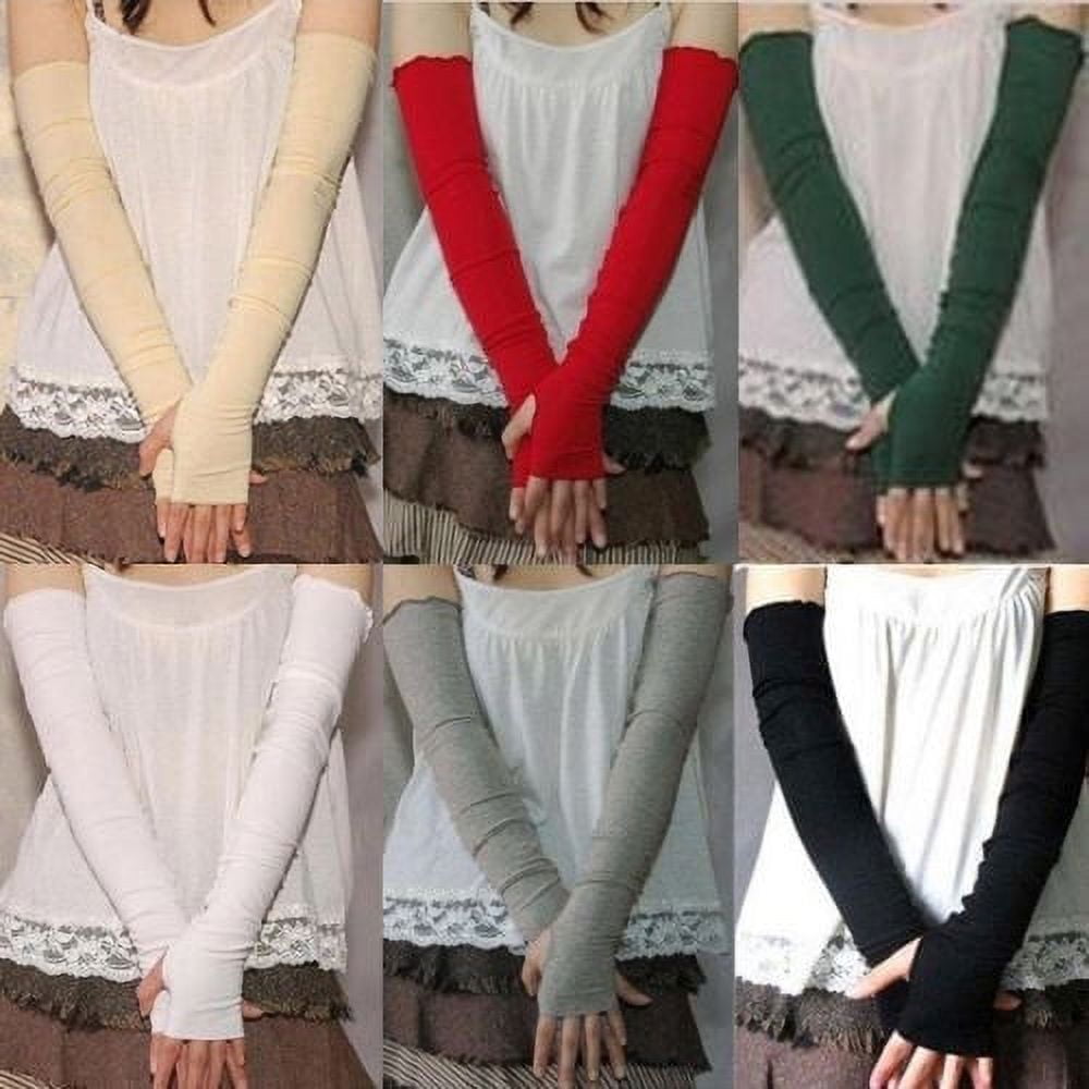 Walbest Women's Outdoor Long Sleeves Sun Block Stretchy Long Arm Warmer ...