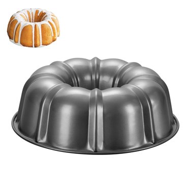 Walchoice 10 inch Round Bundt Angel Food Cake Pan, Stainless Steel ...