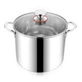 Walchoice 12 Quart Big Stainless Steel Stockpot with Glass Lid ...