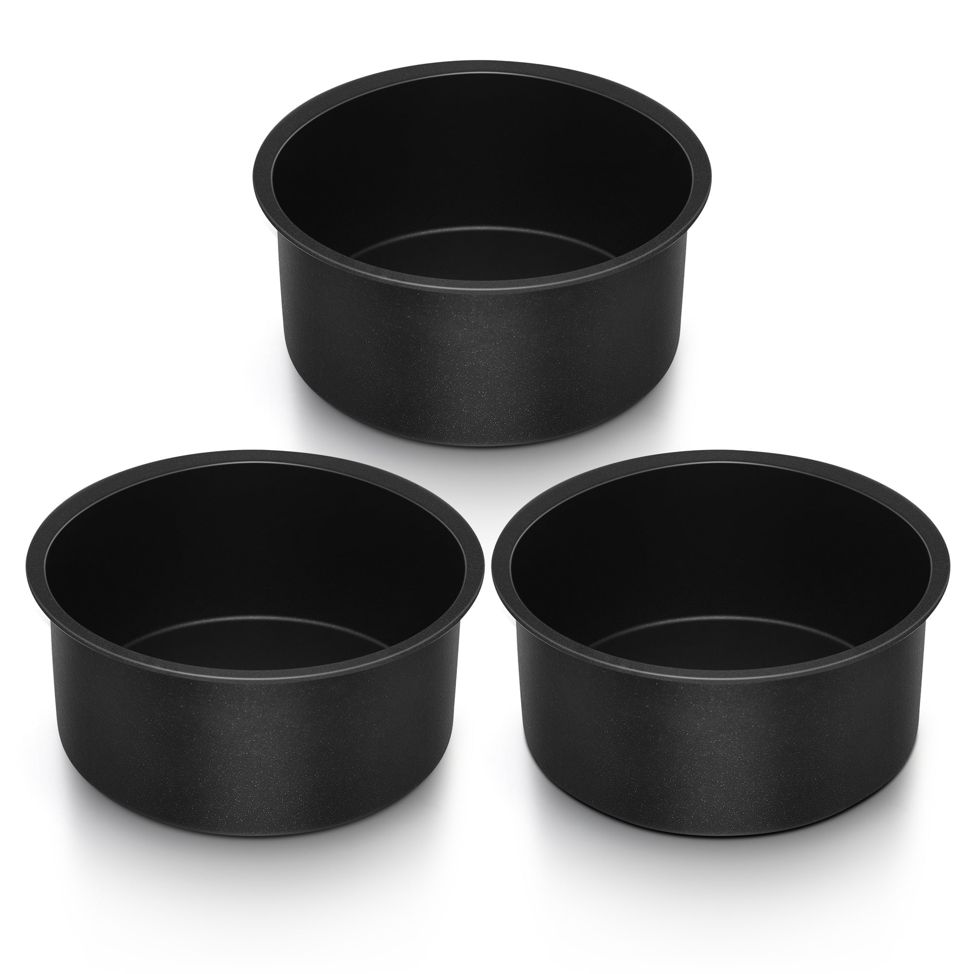 Walchoice 4 inch Small Cake Pan Set of 3, Mini Round Smash Cake Baking ...