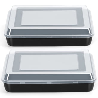 Walchoice Stainless Steel Square Baking Pan with Lid 8x8 inch Nonstick ...