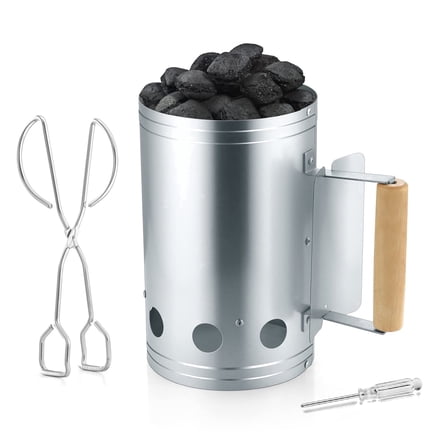 Weber 7447 RapidFire Grill Flame Starter, Compact Aluminized Charcoal ...