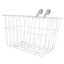 Wald 157 Heavy Duty Giant Front Delivery Basket Steel Silver 21" x 15 ...