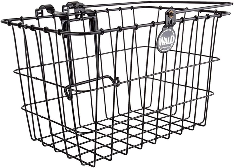 Wald 3133 Front Quick Release Bicycle Basket with Bolt on Clamp (14.5 x ...