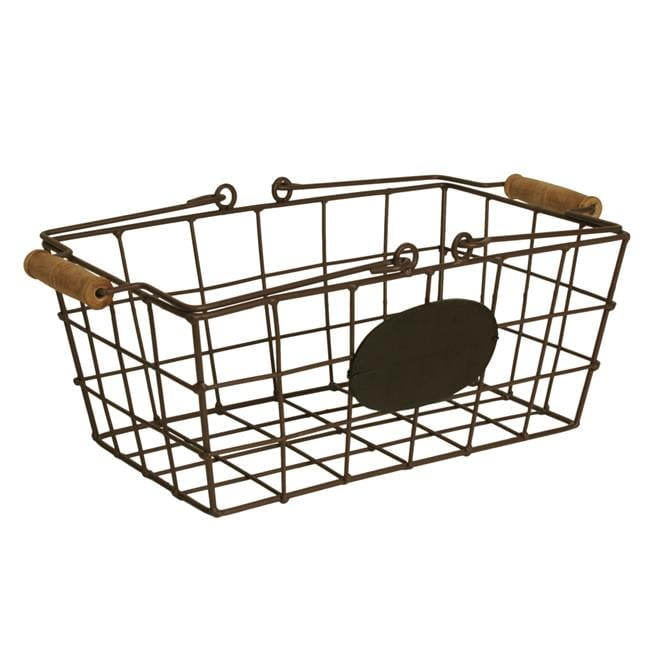 Wald Imports 6404-S Wire Market Basket, Small - Walmart.com
