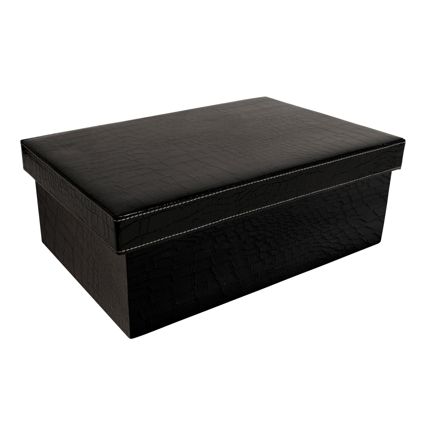 Wald Imports Black Paperboard Decorative Storage Boxes - Walmart.com