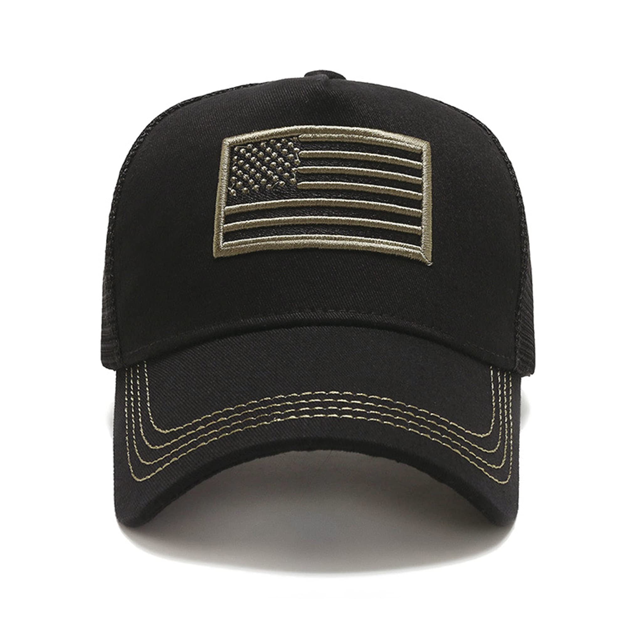 Waldeal American Flag Hat, USA Flags Trucker Hat for Men & Women ...