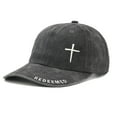 Waldeal 3 Nails Cross Jesus Hat, Christian Hats for Men Women ...