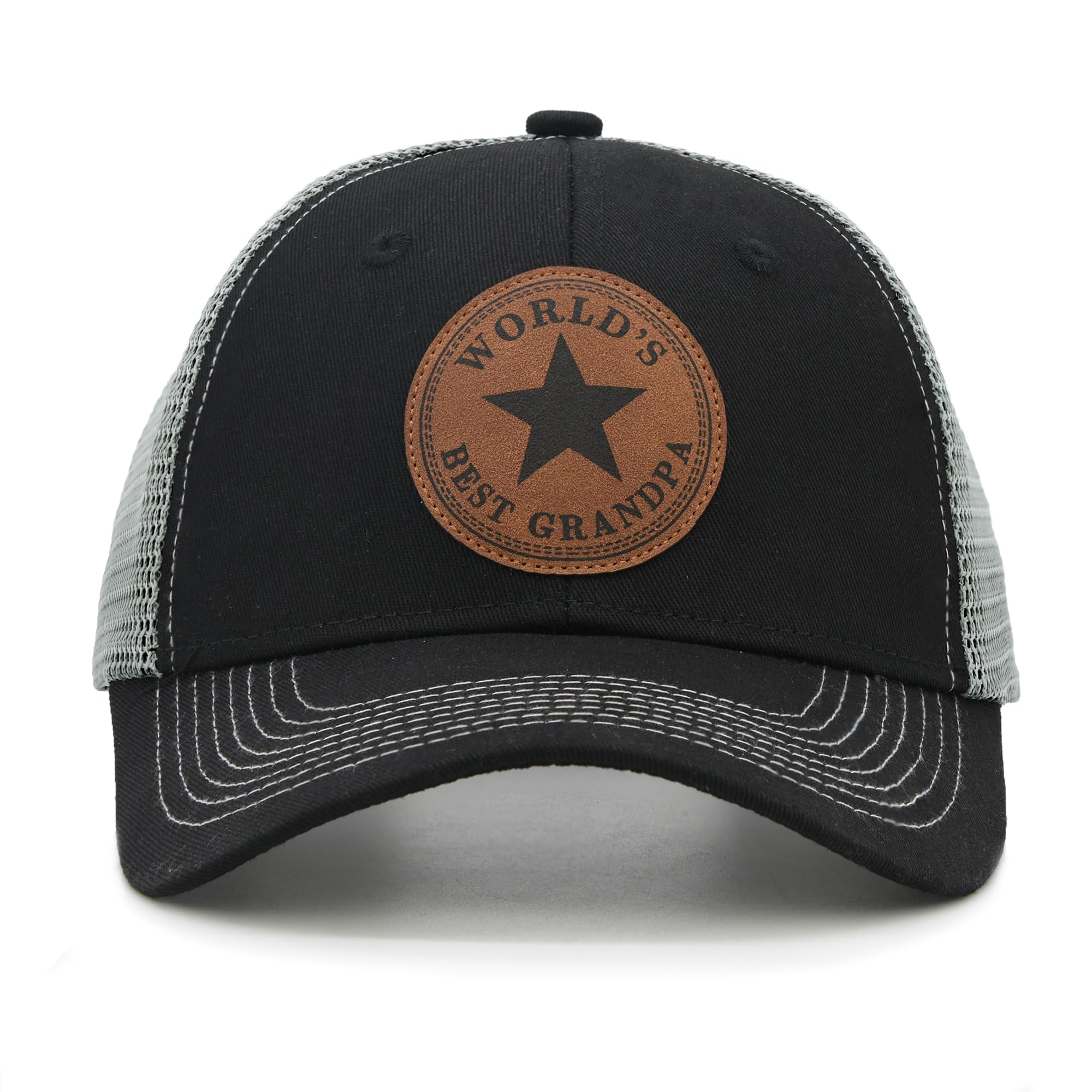 Waldeal Grandpa Trucker Hat, Adjustable Mesh Snapback Baseball Cap ...
